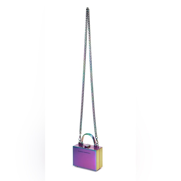 Brandon Blackwood | Bags | Brandon Blackwood Mini Trunk In Iridescent ...